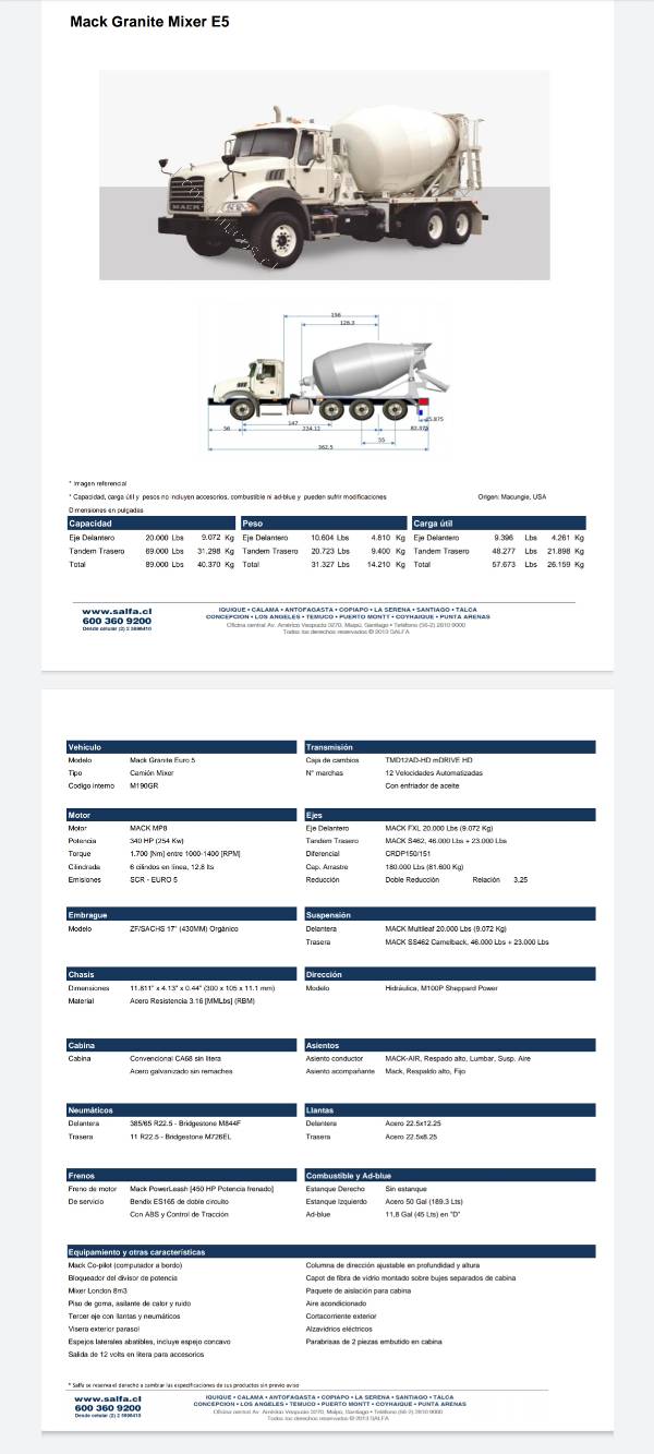 Mack Granite GU813 2018